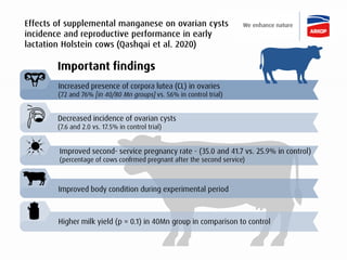 Effects of Manganese supplementation on reproductive performance in ...