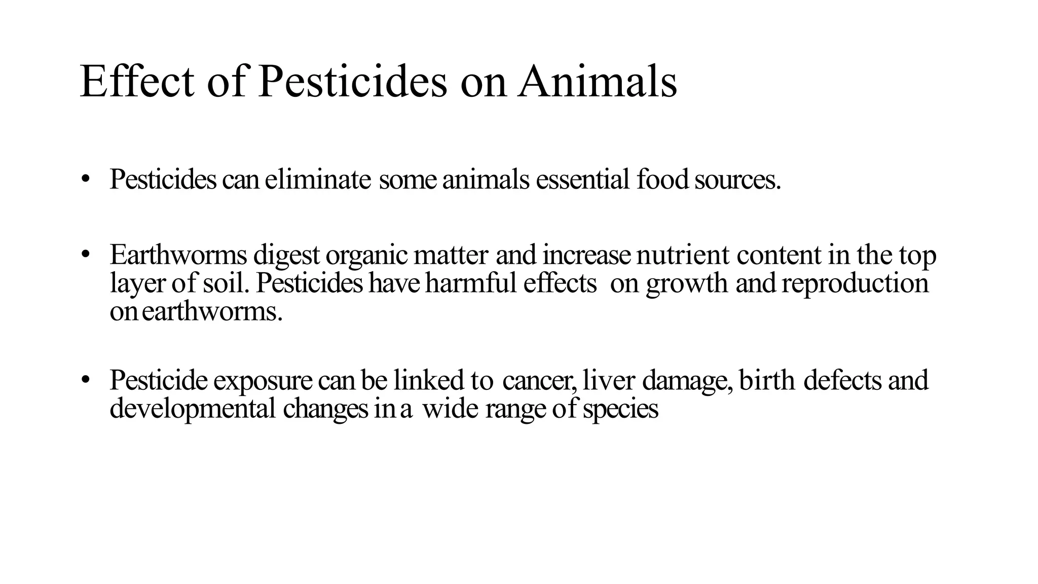 Effects of pesticides on environment | PPTX