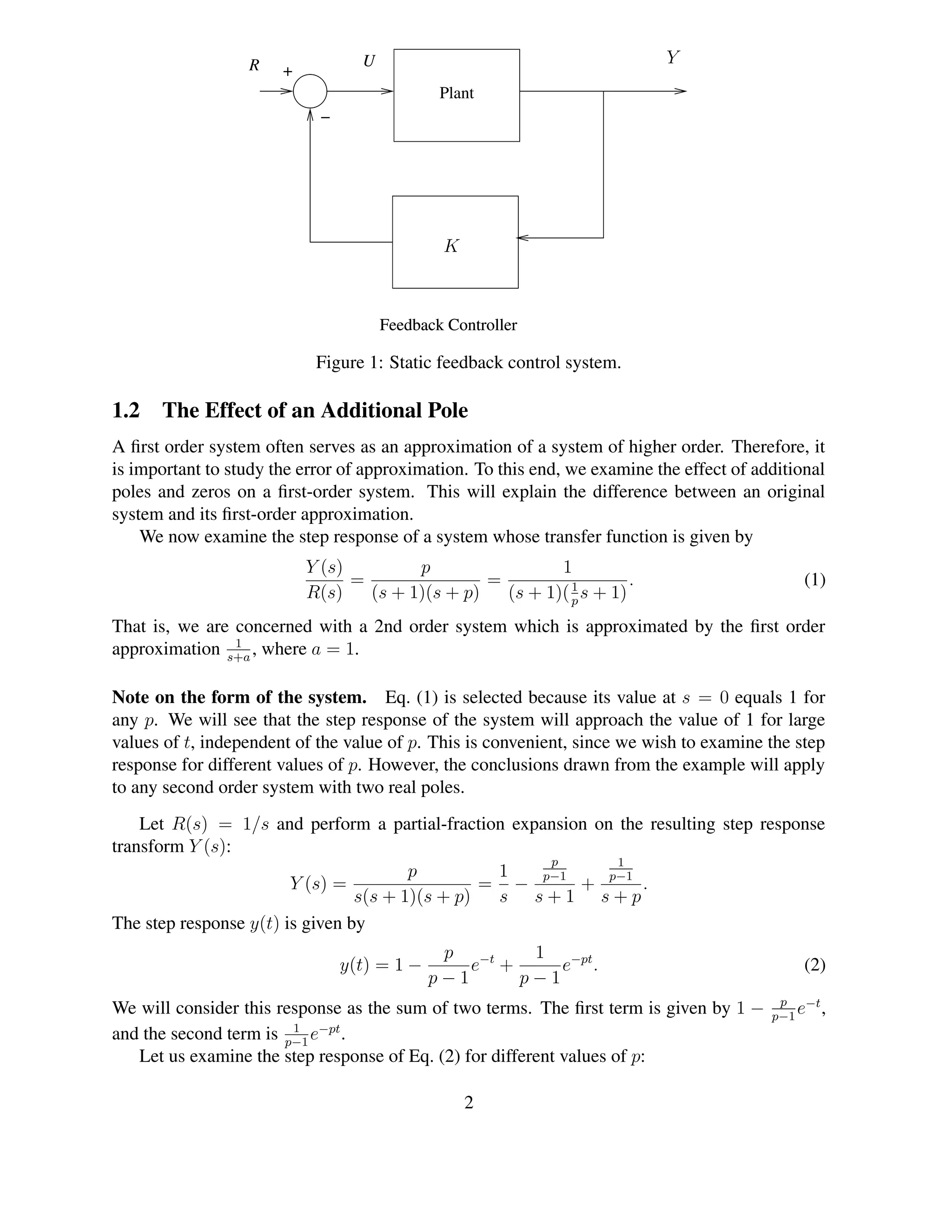 Effects of poles and zeros affect control system | PDF