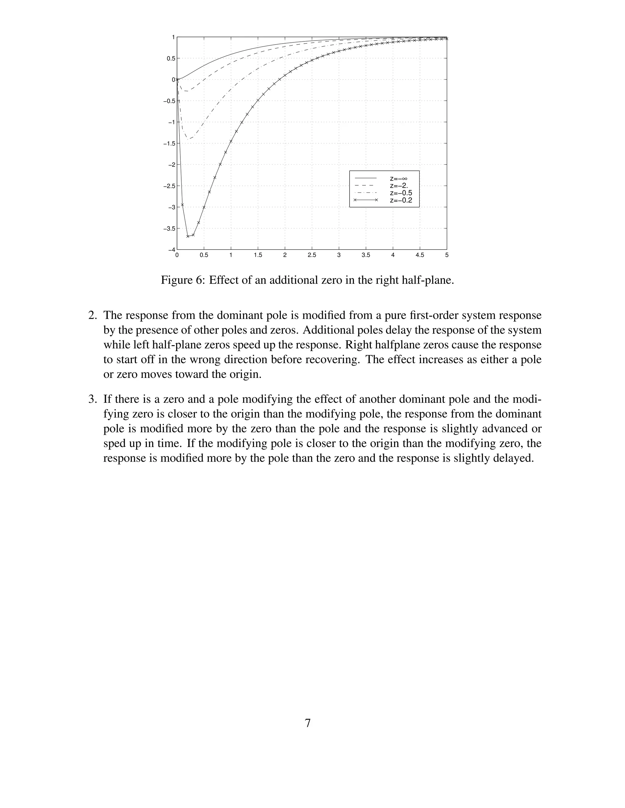 Effects of poles and zeros affect control system | PDF