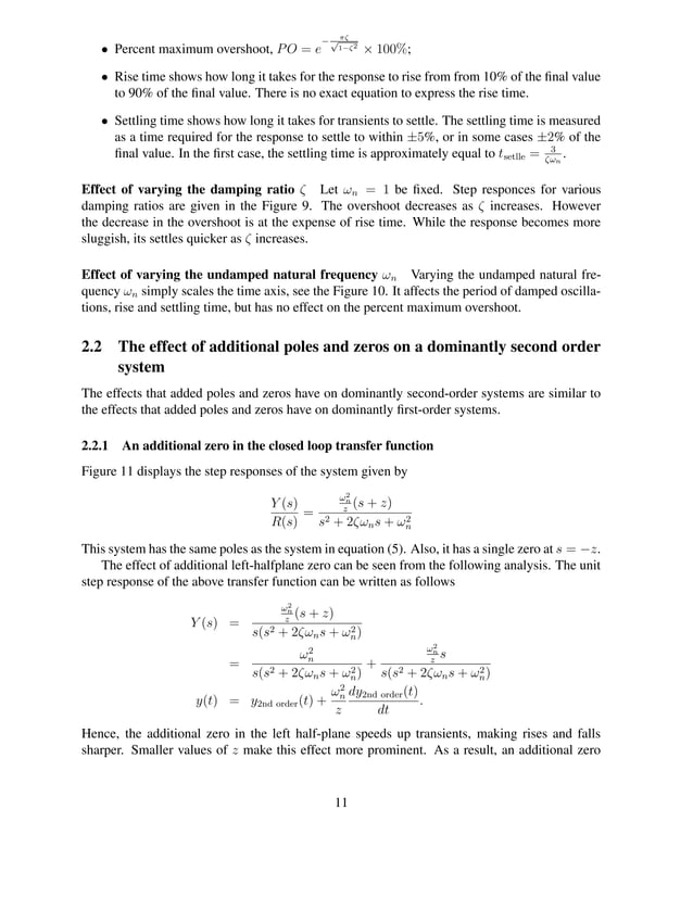 Effects of poles and zeros affect control system | PDF | Physics | Science