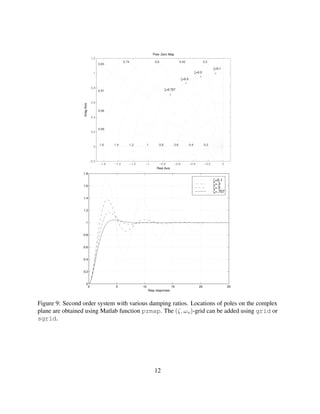 Effects of poles and zeros affect control system | PDF