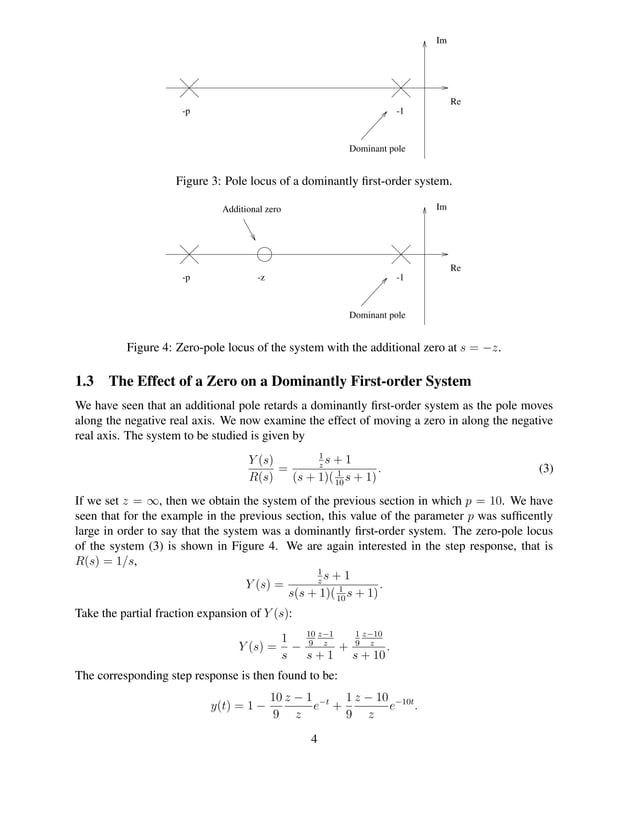 Effects of poles and zeros affect control system | PDF | Physics | Science