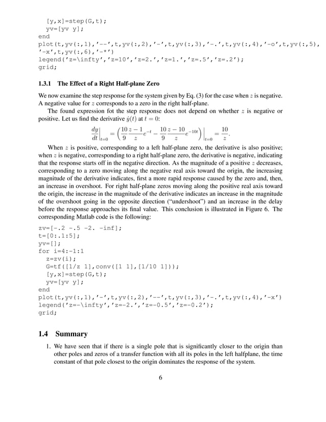 Effects of poles and zeros affect control system | PDF | Physics | Science