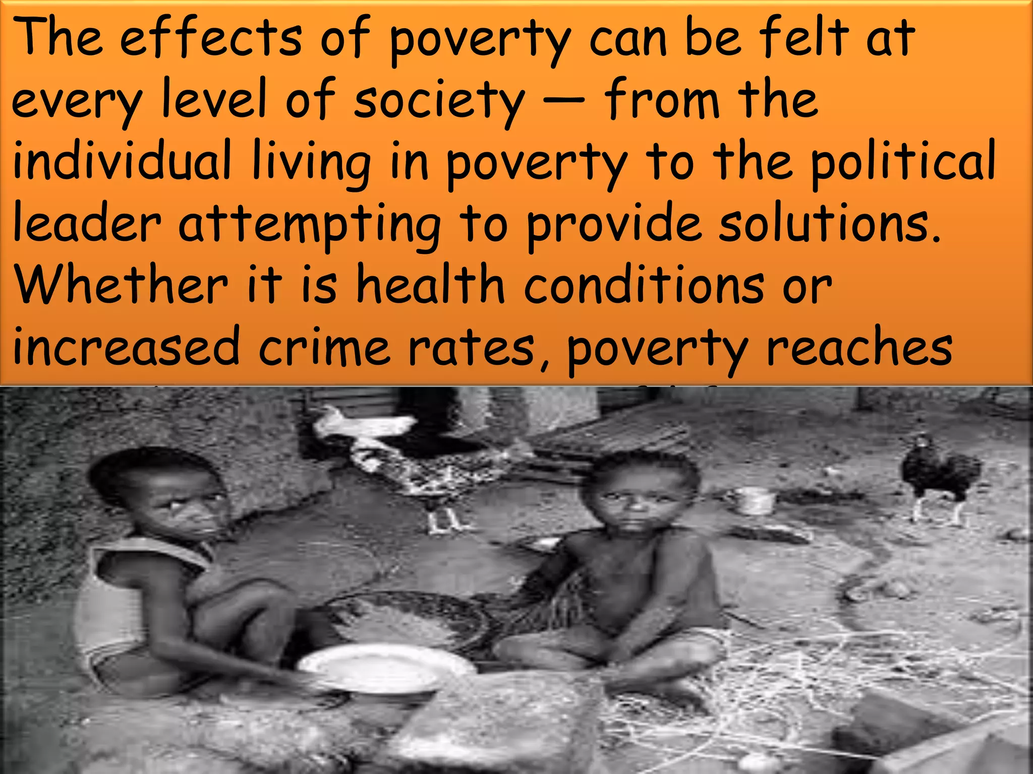 Effects of poverty | PPTX