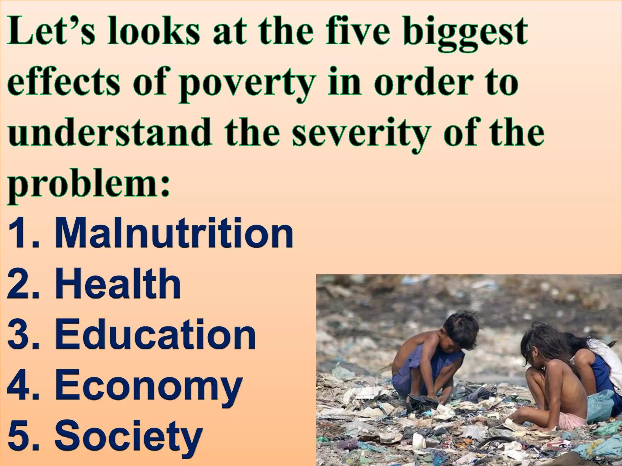 Effects of poverty | PPTX