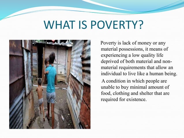 Effects of poverty | PPTX