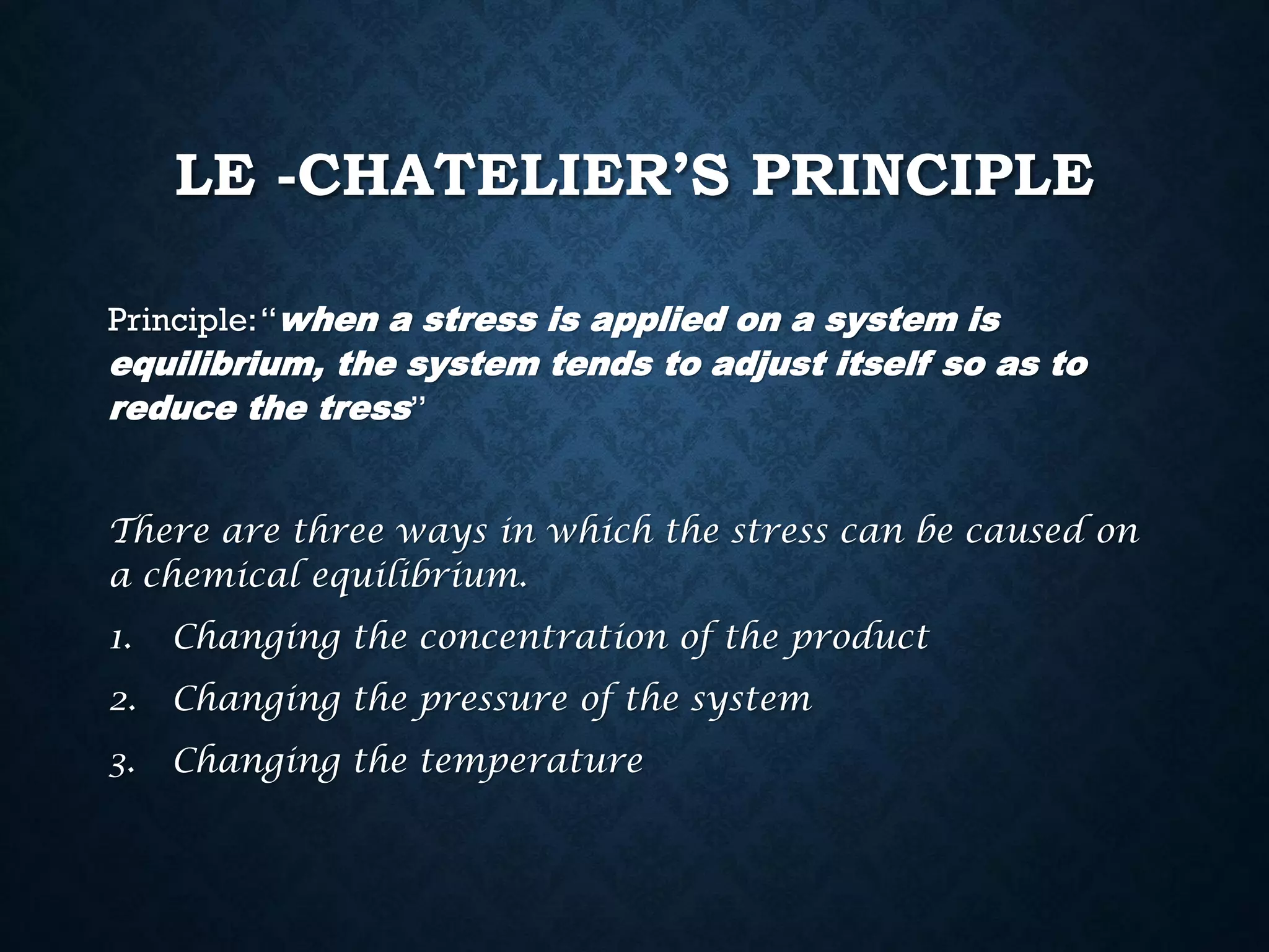 Effects of pressure change on equilibrium | PDF | Chemistry | Science