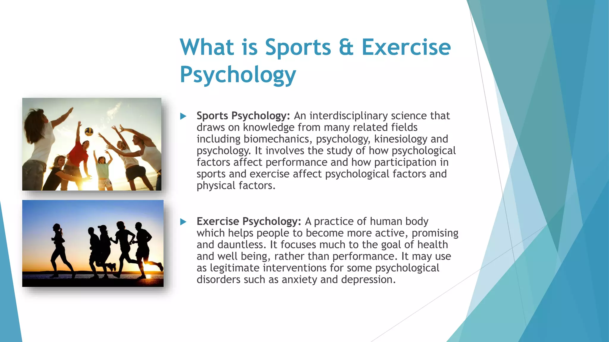 Effects of Psychology on Sports & Exercise | PDF