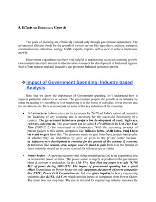 Effects of public expenditure on economy production distribution | DOCX