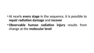 EFFECTS OF RADIATION radiation biology ppt | PPTX