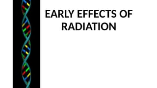 EFFECTS OF RADIATION radiation biology ppt | PPTX