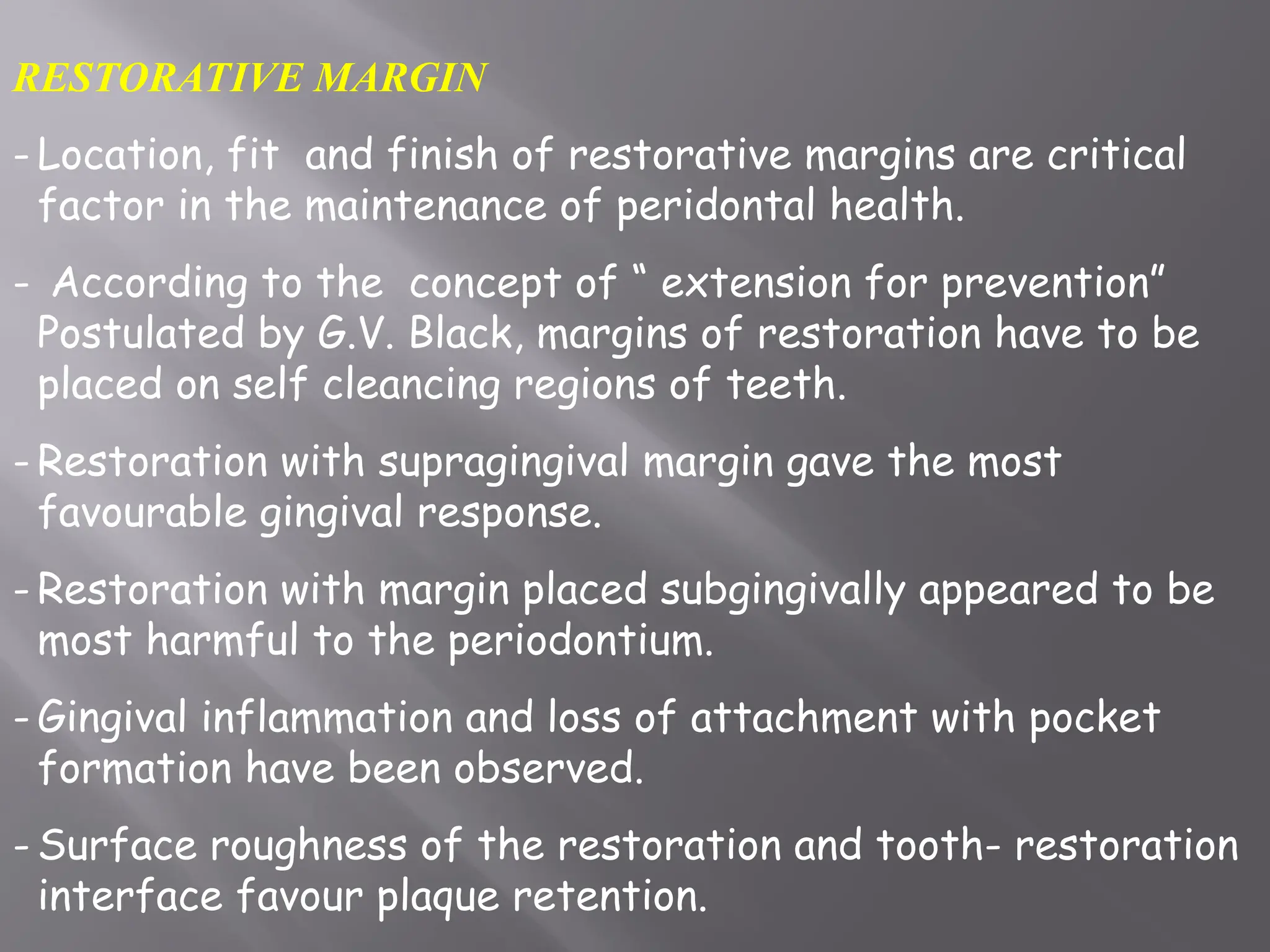 Effects of Restorative Procedure on Periodontium.ppt
