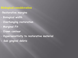 Effects of Restorative Procedure on Periodontium.ppt