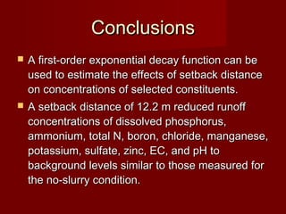 Effects of setback distance | PPT