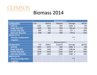 Effects of skip row planting on cotton - khalilian | PPT