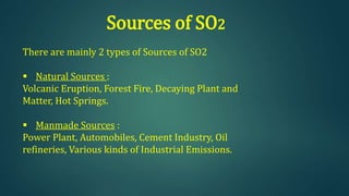 Effects of so2 on vegetation | PPTX