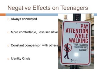 Effects of social networking | PPTX