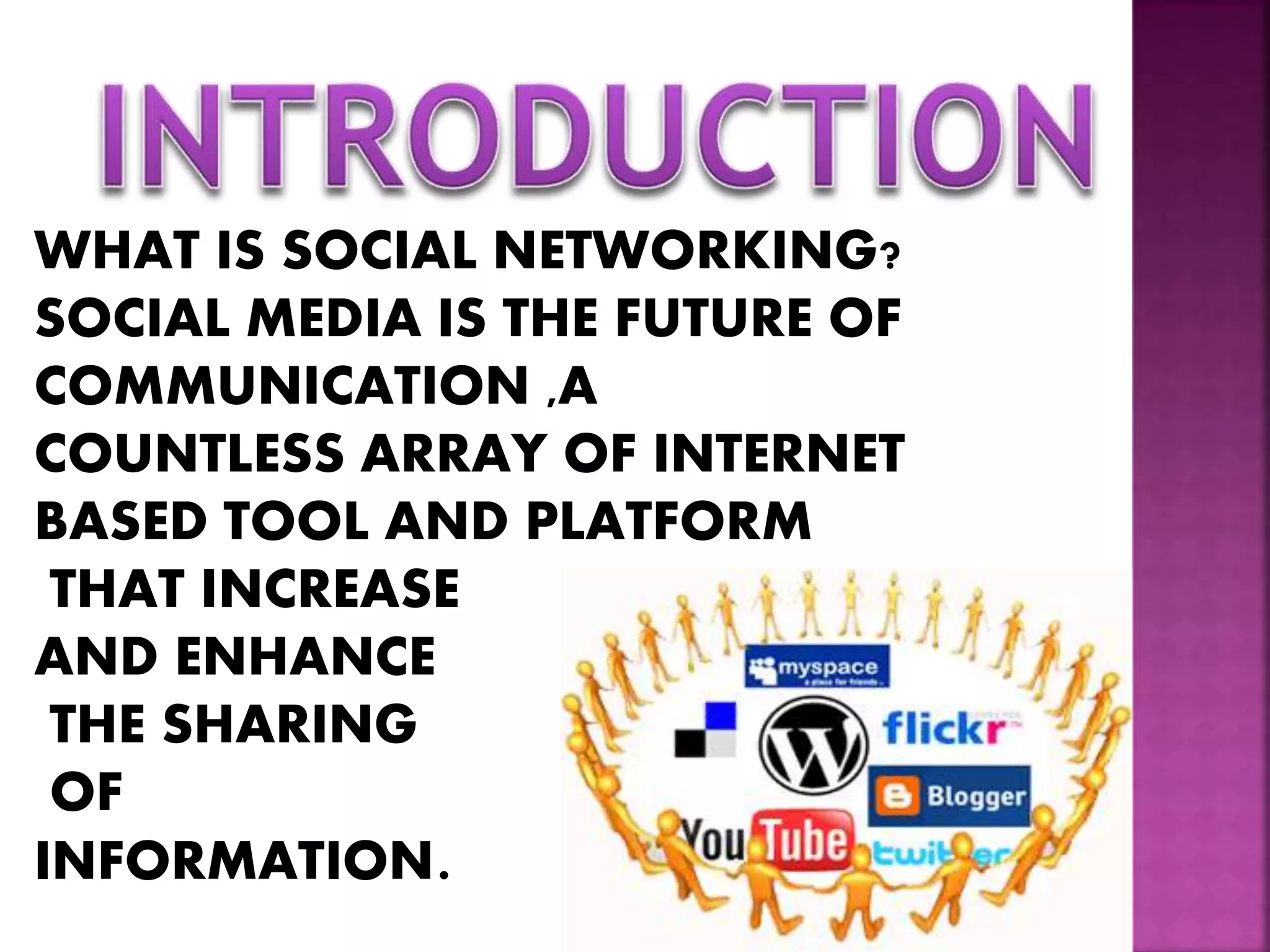 Effects of social networking | PPTX