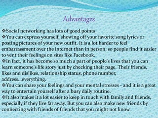 Effects of social networking | PPT