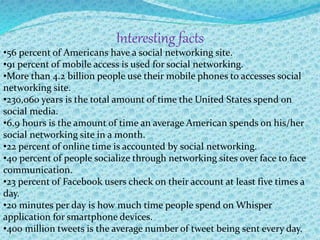 Effects of social networking | PPT