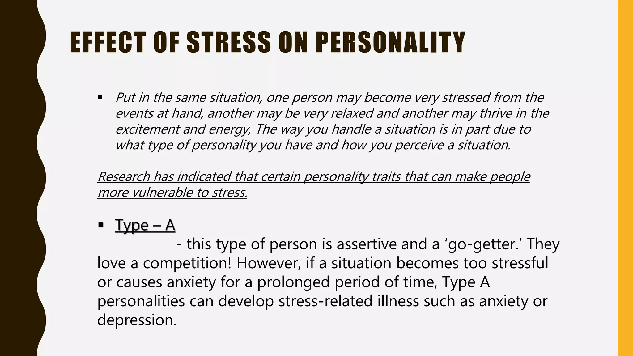 Effects of Stress | PPTX