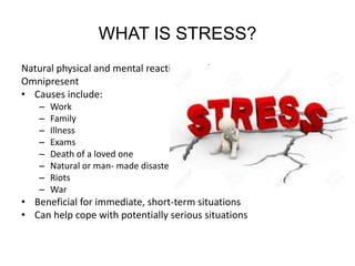 Effects of stress on body | PPTX