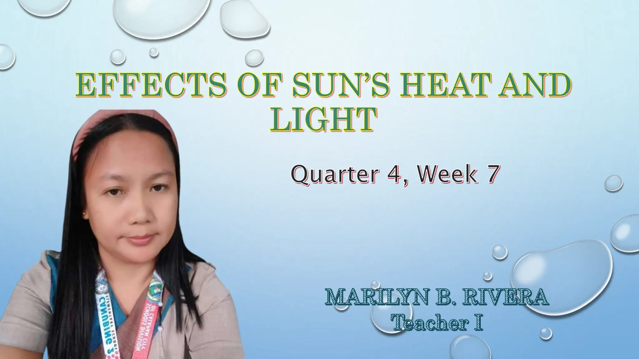 effects of suns heat and light ,COT 4TH QUARTER | PPTX