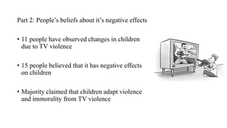 Effects of Tv Violence On Children | PPTX