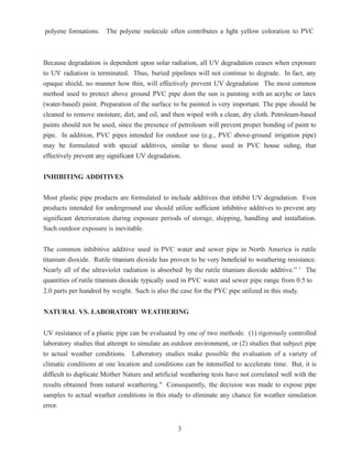 Effects of Ultraviolet Radiation on PVC Pipe.pptx