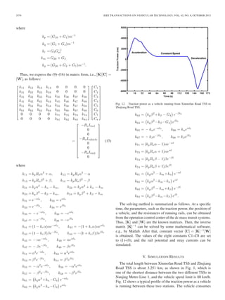 Effects of Vehicle Running Mode on Rail Potential and Stray Current in DC Mass Transit Systems ...