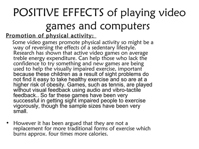 A2 Media Effects of video games and computers | PPT