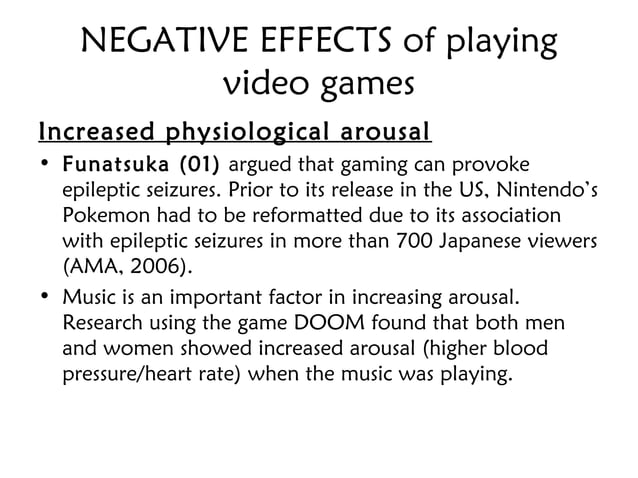 A2 Media Effects of video games and computers | PPT
