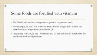 Effects of vitamins in oils | PPTX | Chemistry | Science