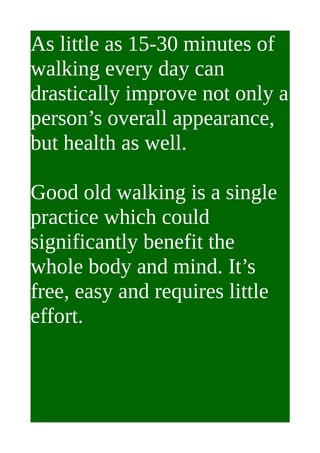 Effects of walking | PDF