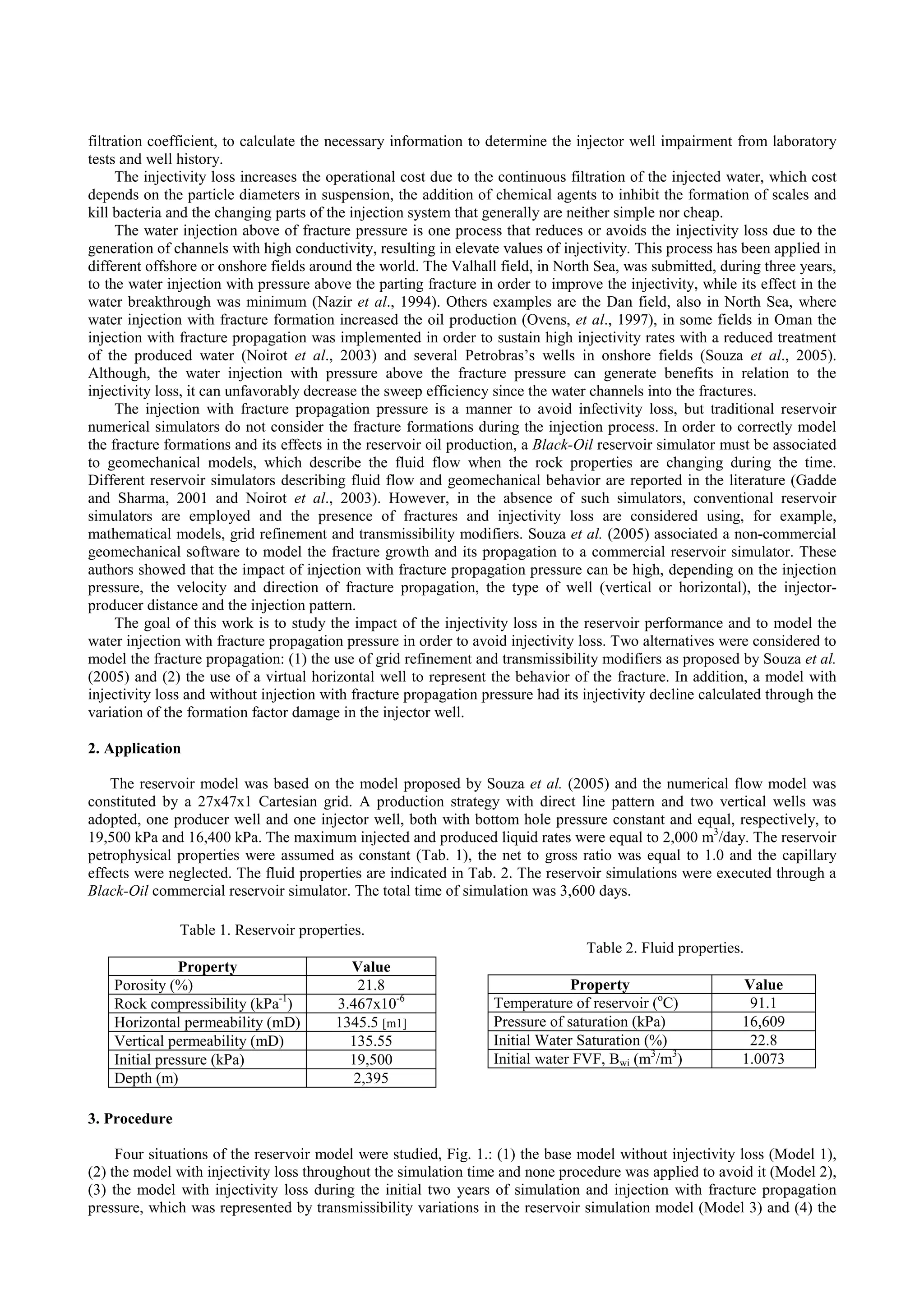 Effects Of Water Injection Under Fracturing Conditions | PDF
