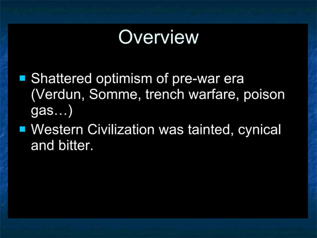 Effects of WWI | PPT