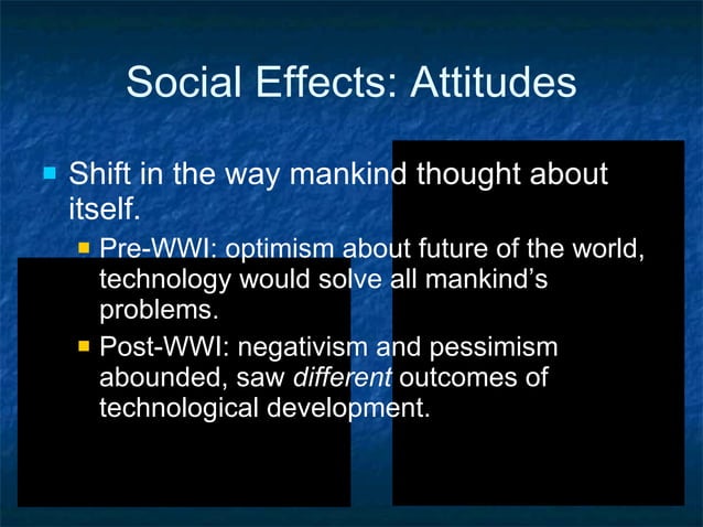 Effects of WWI | PPT