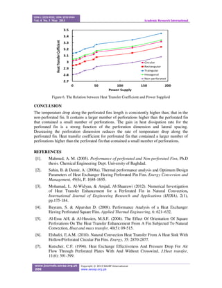 Effect the form of perforation on the heat transfer | PDF