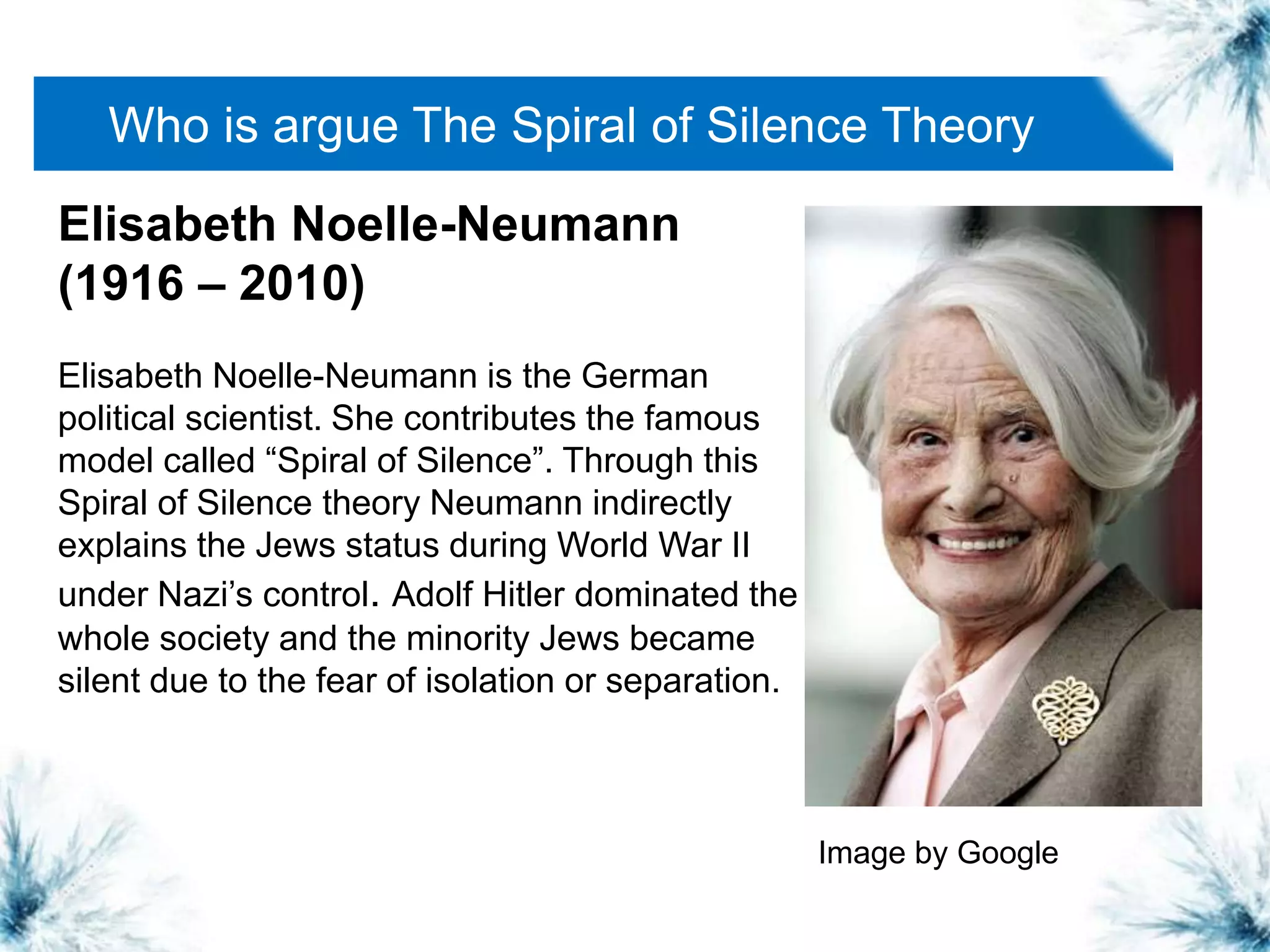 Effect theory the spiral of silence theory | PPTX
