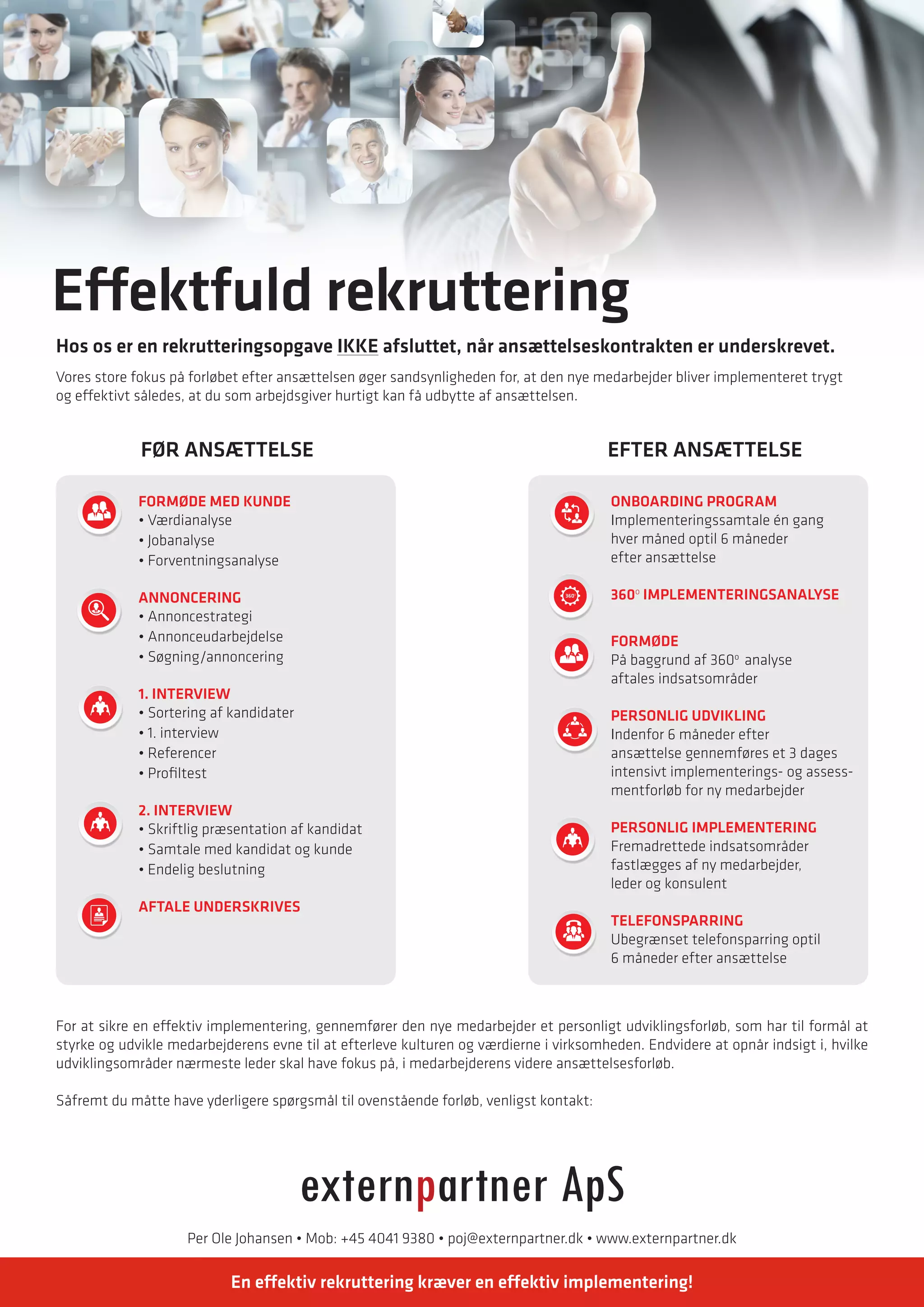 Effektfuld rekruttering externpartner | PDF