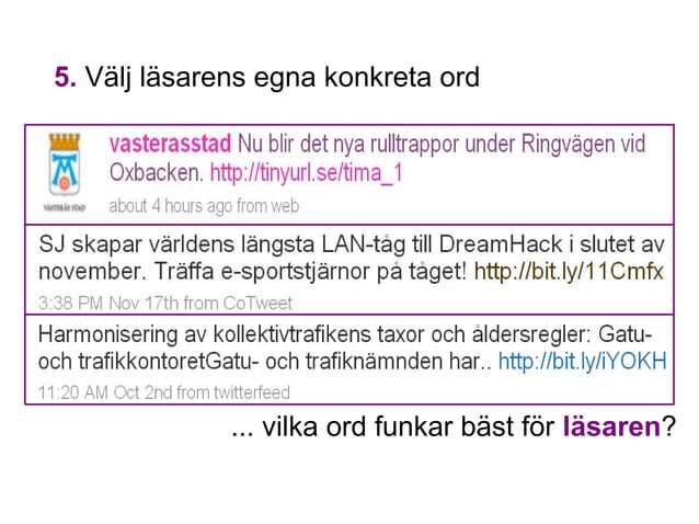 Effektiva texter - Expressiva Anna Hass - Webcoast | PPT