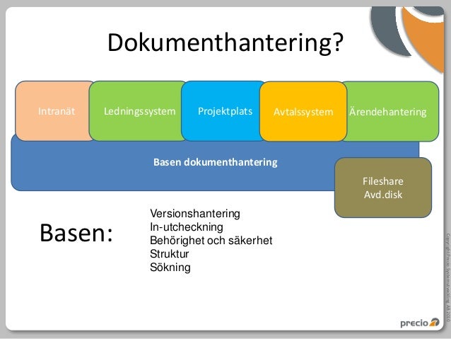 Effektiv dokumenthantering i SharePoint frukost seminarium NFI