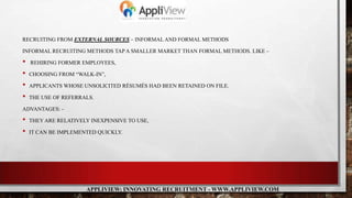 Effective managing recruitment process | PPT