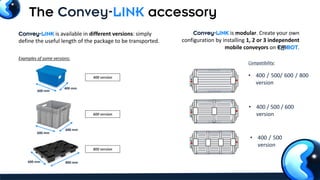Convey-Link conveyor for EffiBOT robot | PPT