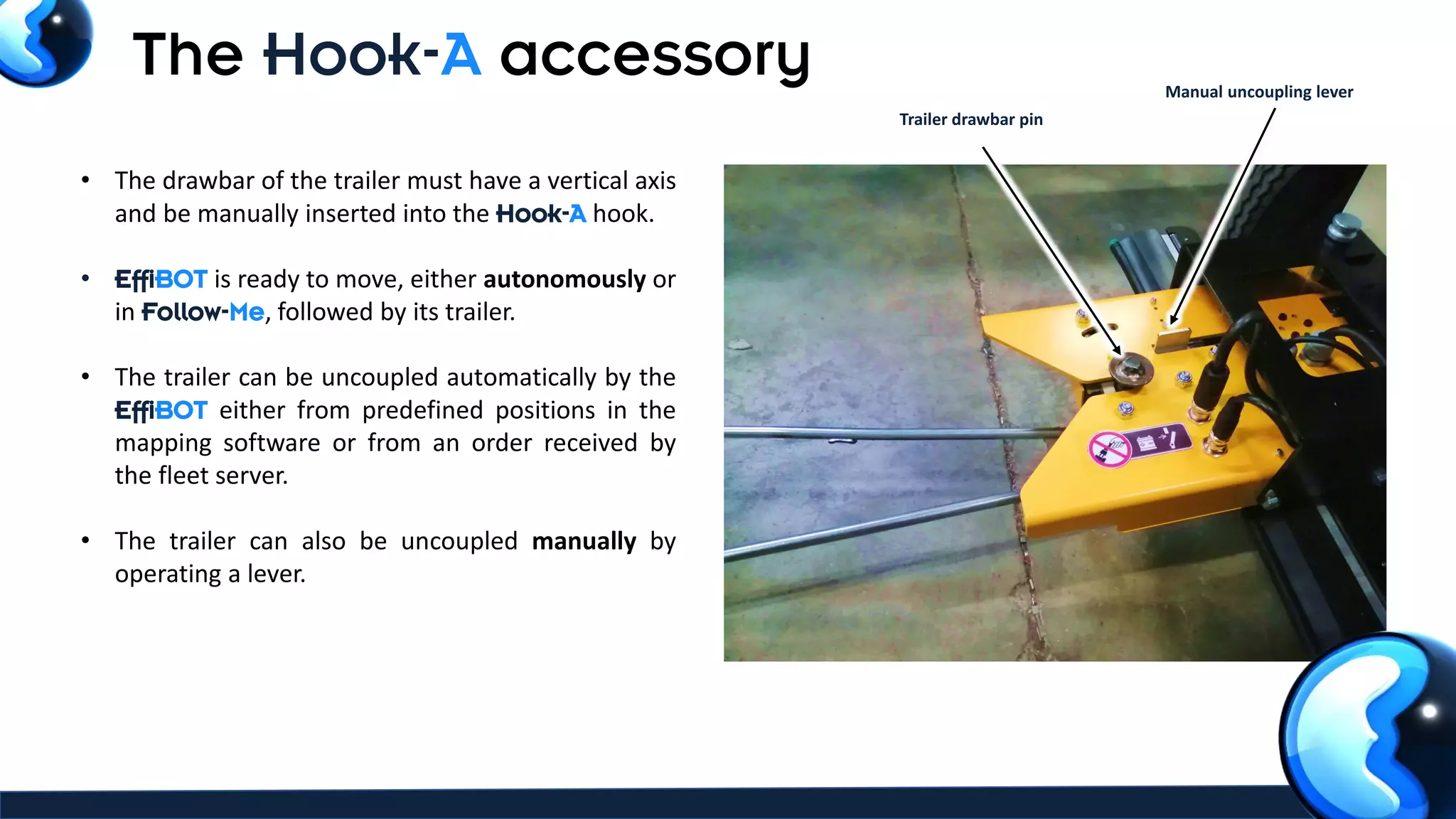 Hook-A Towing hook for EffiBOT robot | PPT