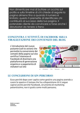 La tua pagina Facebook ti convince? | PDF