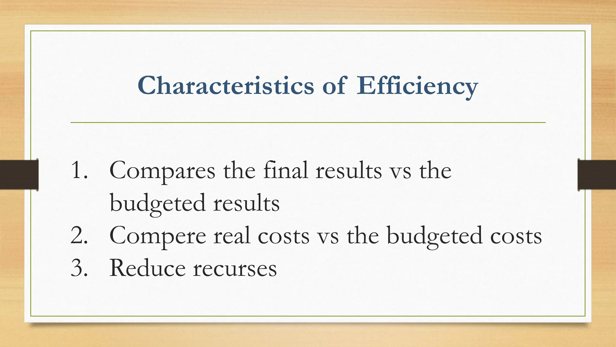 Efficacy And Efficiency with examples and activities for students to ...