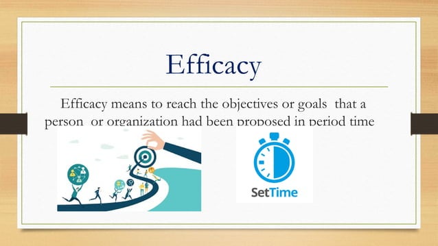 Efficacy And Efficiency with examples and activities for students to ...