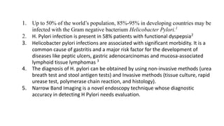 “Efficacy and feasibility of Narrow Band Imaging Endoscopy for ...